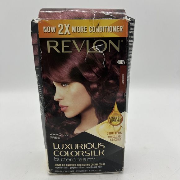Revlon | Hair | Revlon Luxurious Colorsilk Buttercream 48bv Burgundy ...
